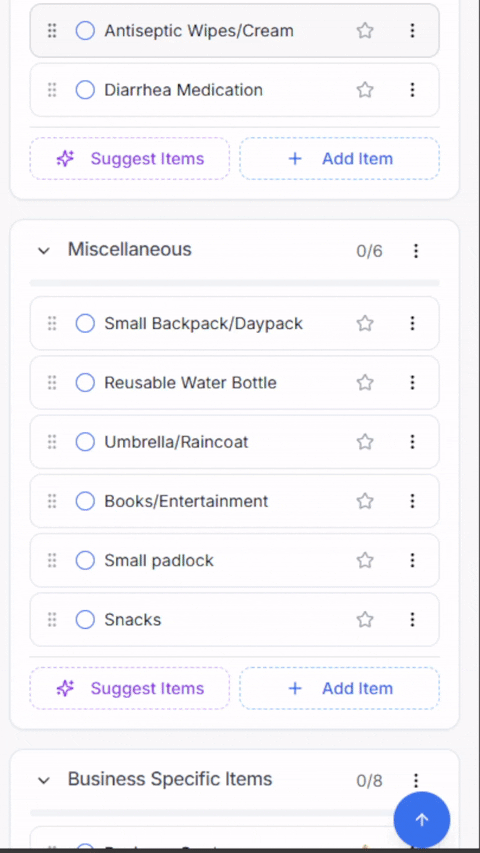 PackRight - Smart Packing Lists